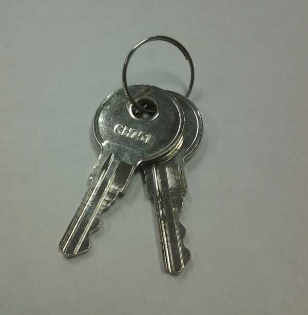 CH751 Key For Laundry and Trash Chute Door Handles - Action Chutes