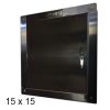 15 x 18 Stainless Steel Bottom Hinged Chute Intake Door - Cut Sheet ...